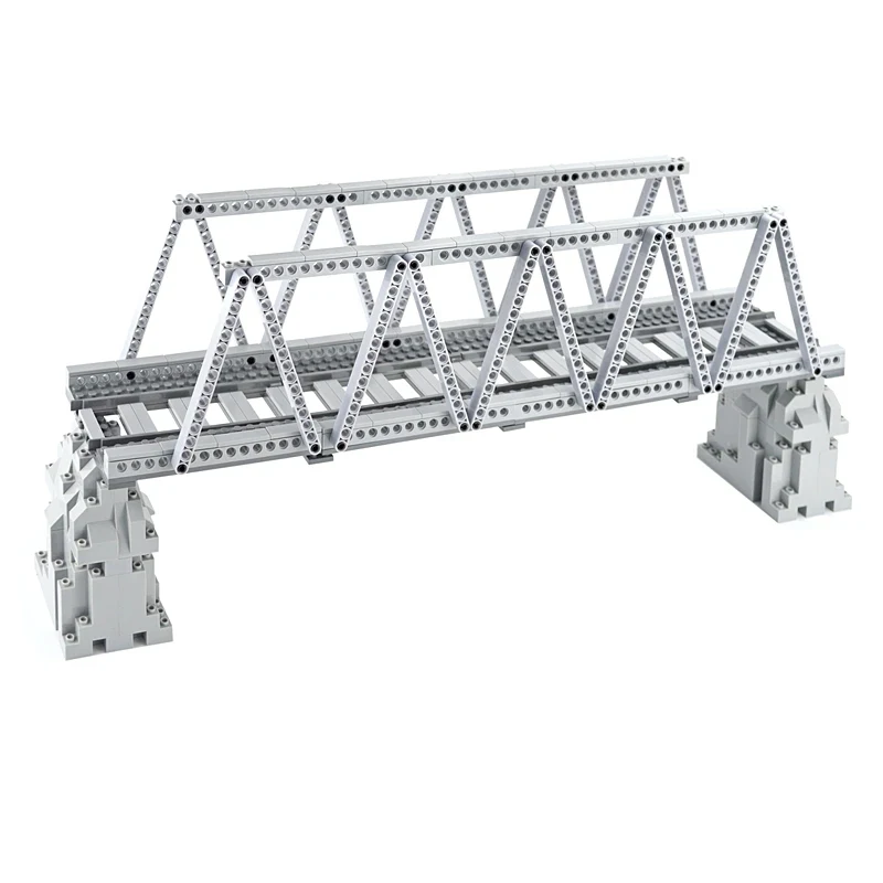 MOC-Train-Viaduct-Bridge-Track-Model-Set-Railway-Bridge-Track-Bricks ...