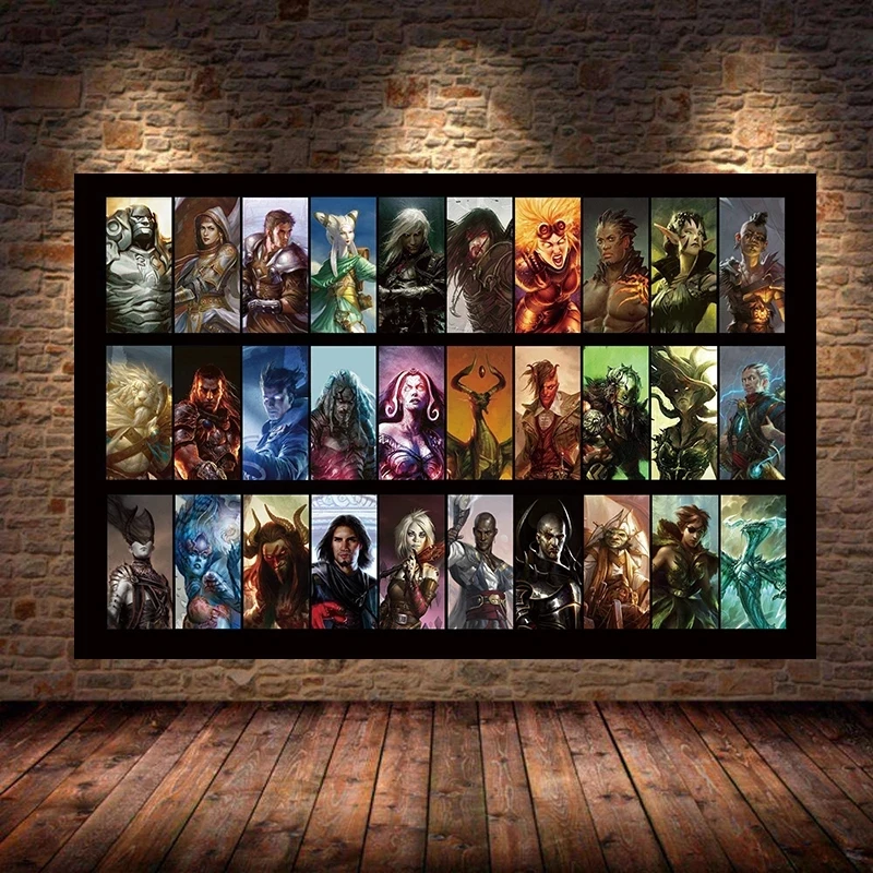 Unframed-The-Poster-Decoration-Painting-of-magic-collect-cards-On ...