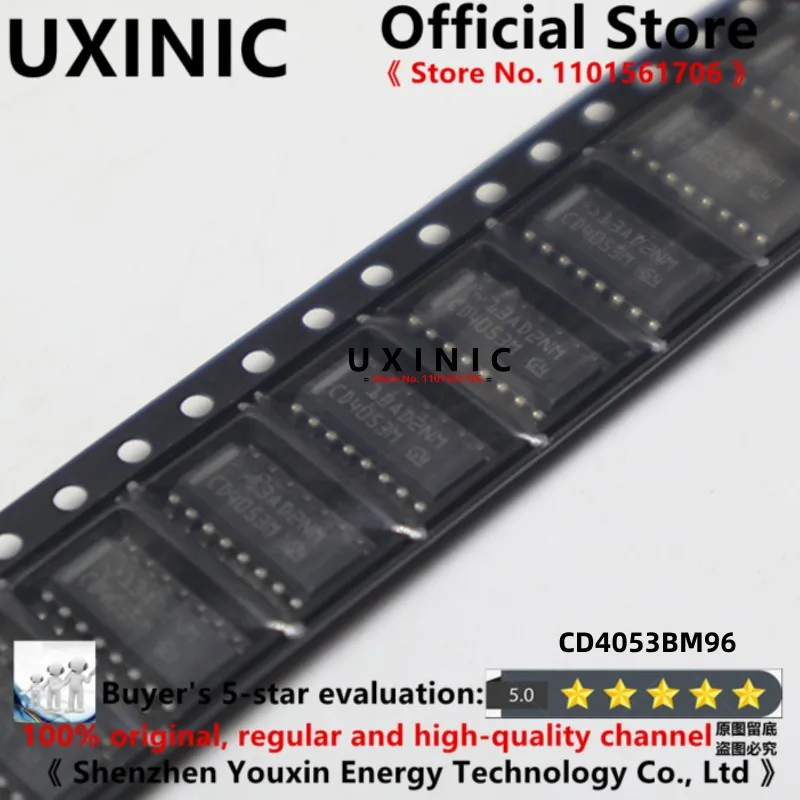 UXINIC-100-New-Imported-Original-CD4053BE-DIP-16-Multiplexer-Switch ...