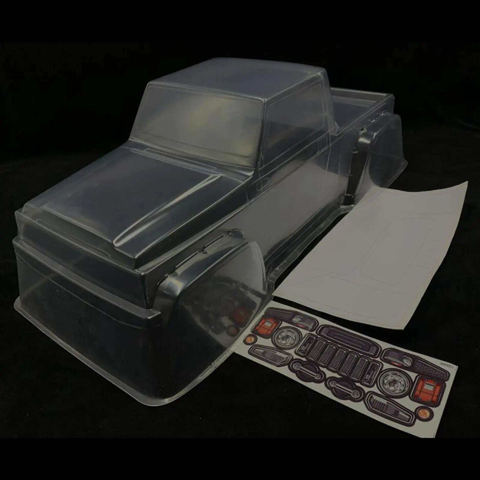 RC-Car-Shell-Cover-Unpainted-with-Stickers-RC-Clear-Body-for-SCX10-1-10 ...