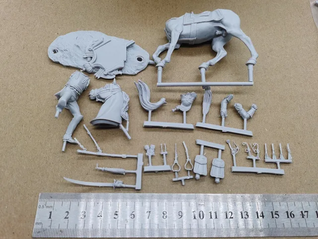 European Guard Cavalry Resin Figure 1/24 Model Kit Unpainted and ...