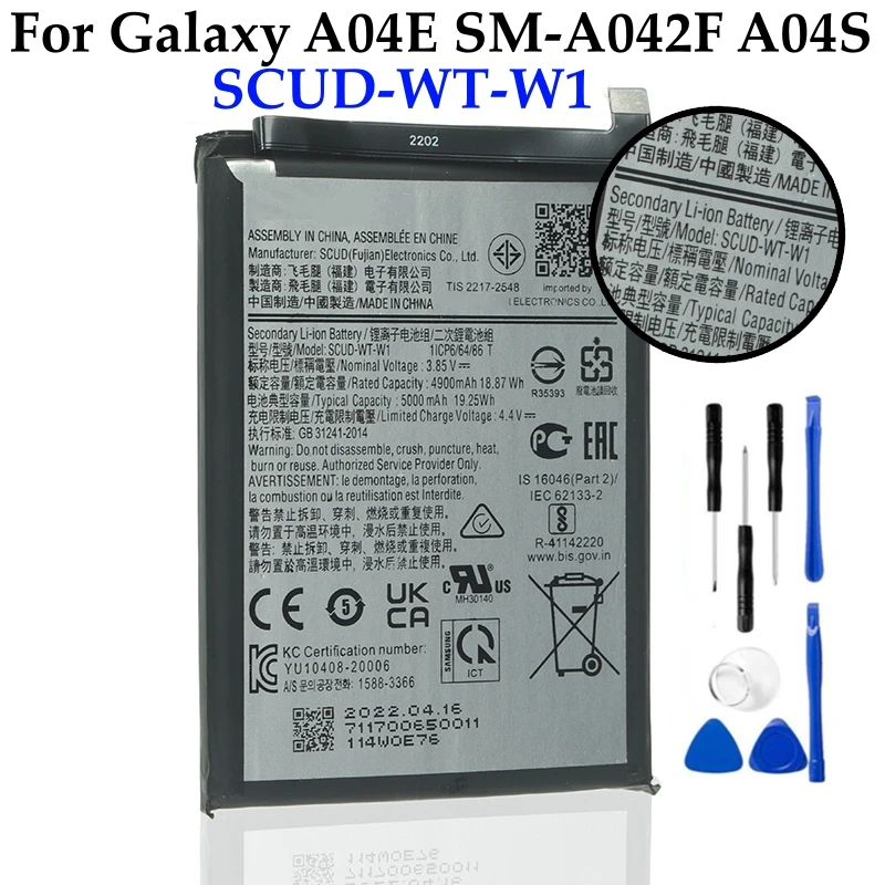 Bateria-para-Galaxy-A04E-SM-A042F-A04S-SCUD-WT-W1-WT-S-W1-Ferramentas ...