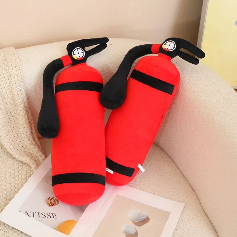 49cm-Stuffed-Fire-Extinguisher-Plush-Pillow-Stuffed-Emergency-Rescue ...