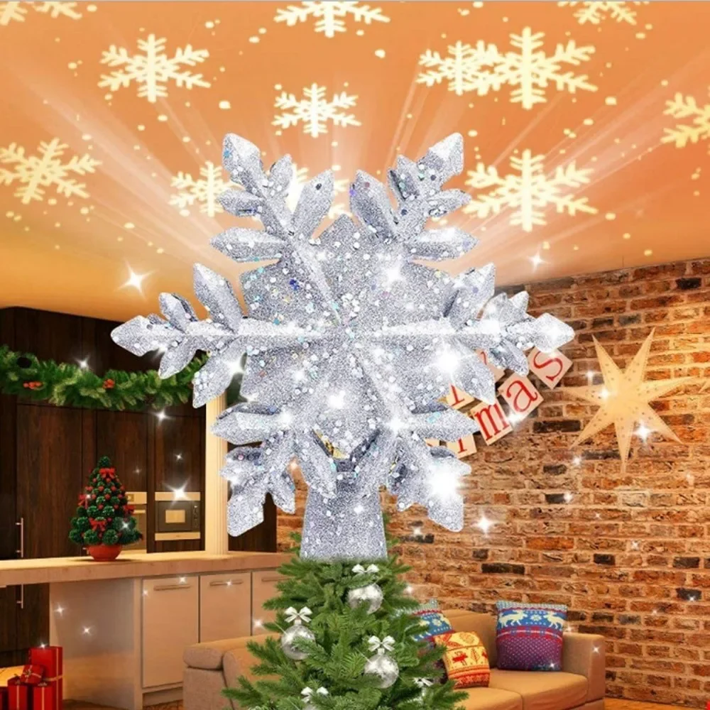 Lighted Snowflake Tree Topper: A Magical Addition to Your Christmas Tree