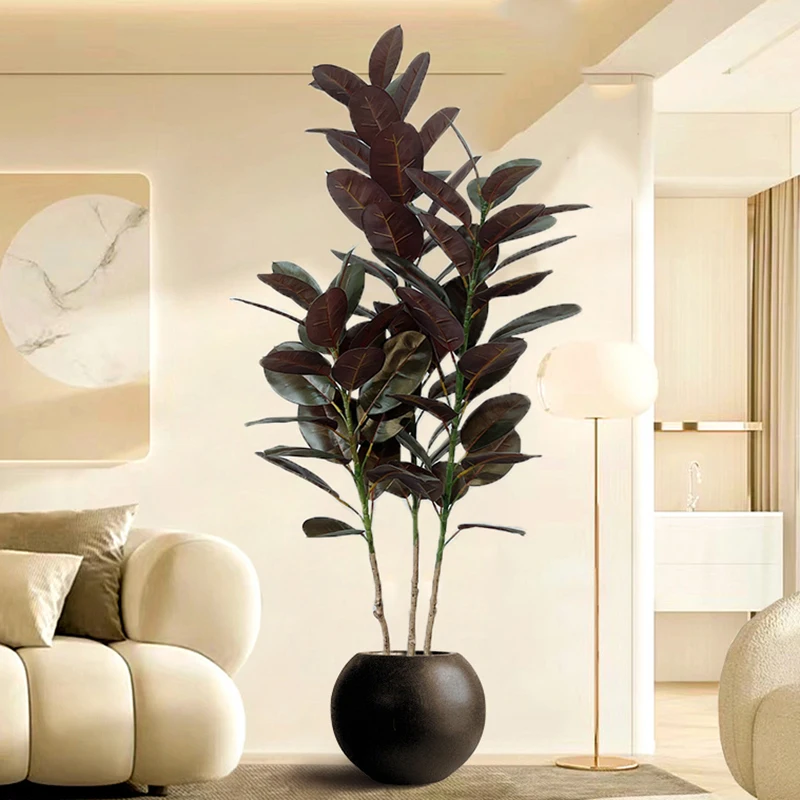 13-70in-Large-Ficus-Tree-Artificial-Rubber-Tree-Plastic-Banyan-Plants ...