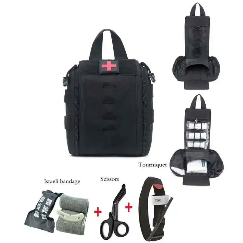 Tactical Medical Bag Emergency Care kit Molle Pouch First Aid Kits EMT ...