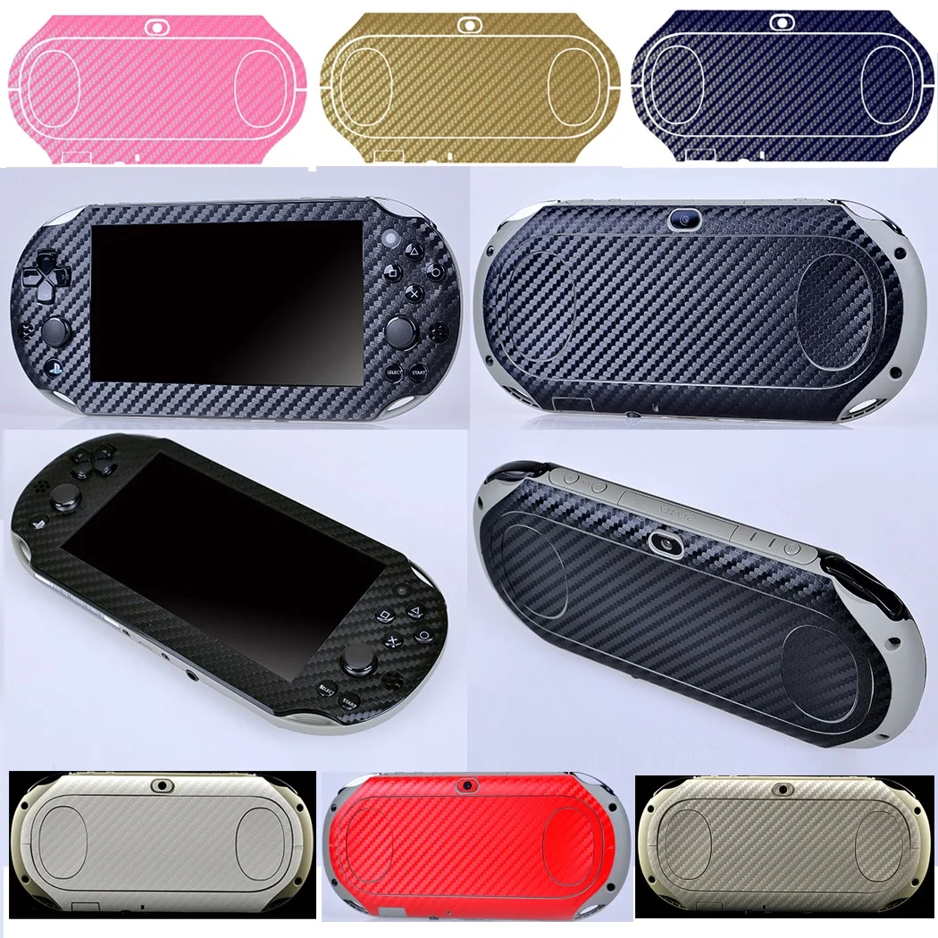 7 Colours Available Carbon Fiber Vinyl Skin Sticker Protector for Sony ...