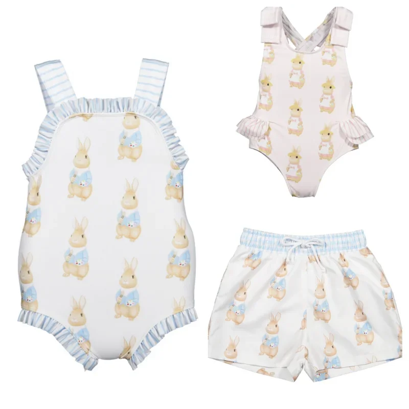 Summer-Baby-Swimwear-One-piece-Swimwears-Girls-Swimsuits-Rabbits ...
