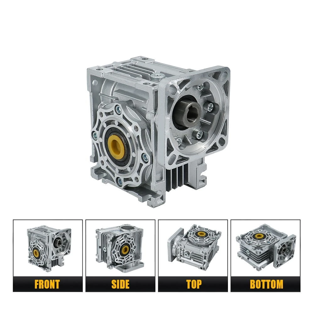 HLTNC NMRV040 rv040 86mm Worm gear reducer Reduction ratio 5:1 to 100:1 ...