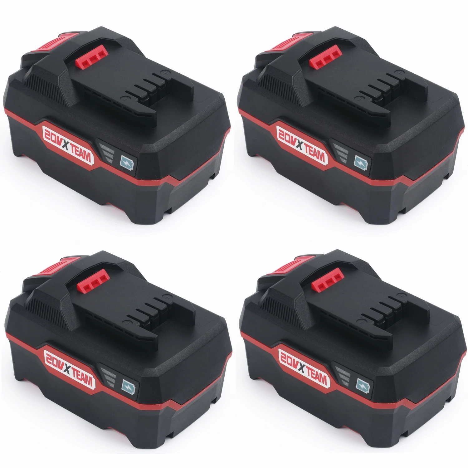 4Packs 20V Akku 5Ah Lithium-Ion Accu for Parkside X 20V Team Series ...