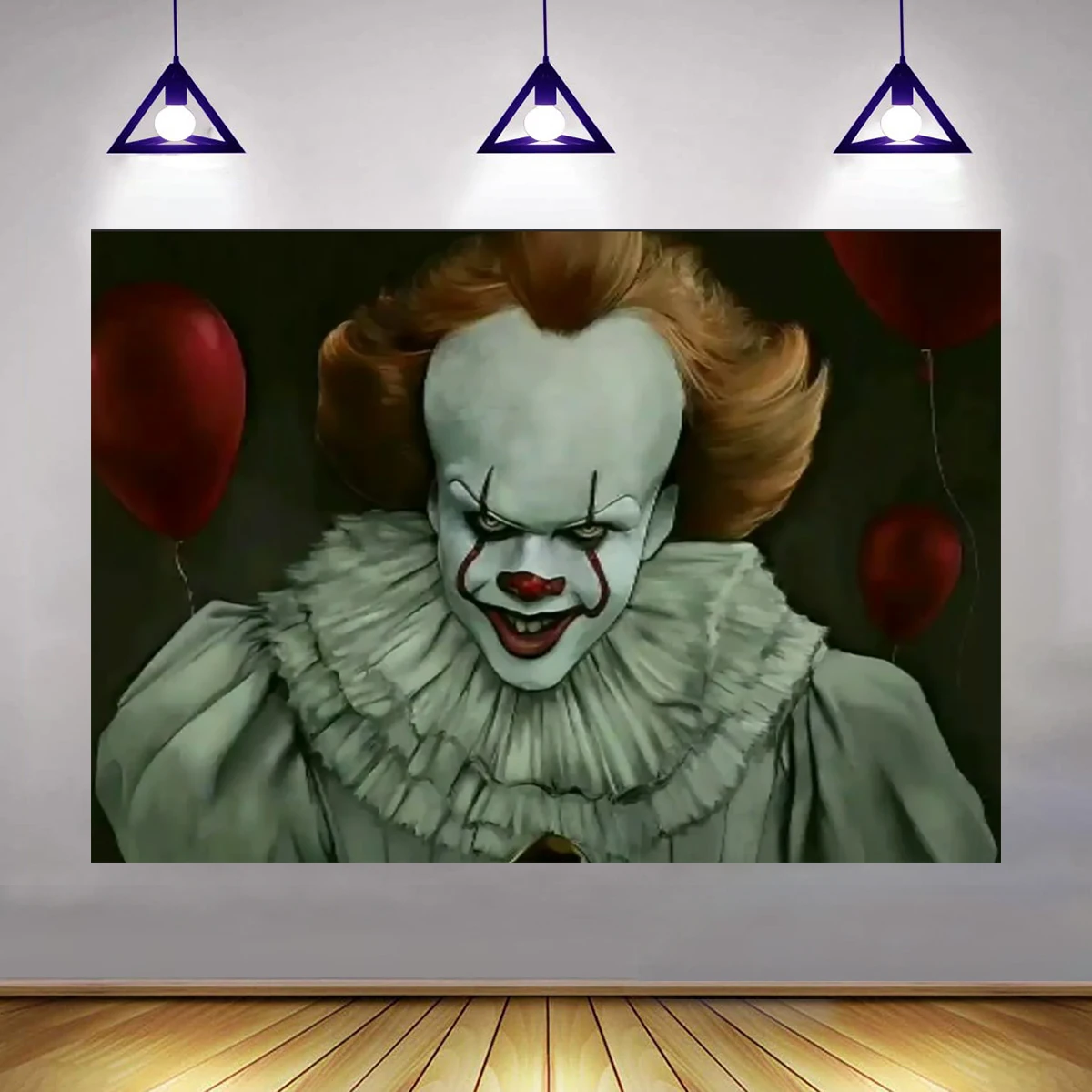 10x6ft-Creepy-Clown-Backdrop-Banner-Halloween-Decor-Circus-Background ...