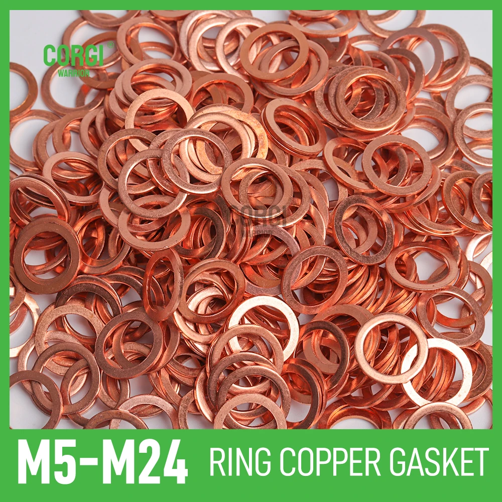 Boat-Red-Brass-Copper-Crush-Sealing-Washer-M5-M6-M8-M10-M12-M14-M16-M18 ...