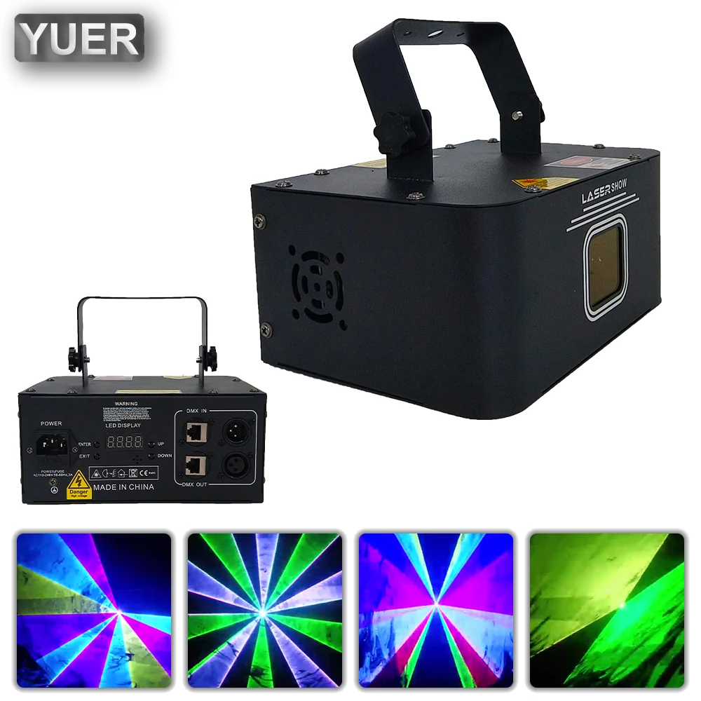 NEW-Mold-Professional-2W-RGB-DMX-Animation-Beam-Scanner-Stage-Laser ...