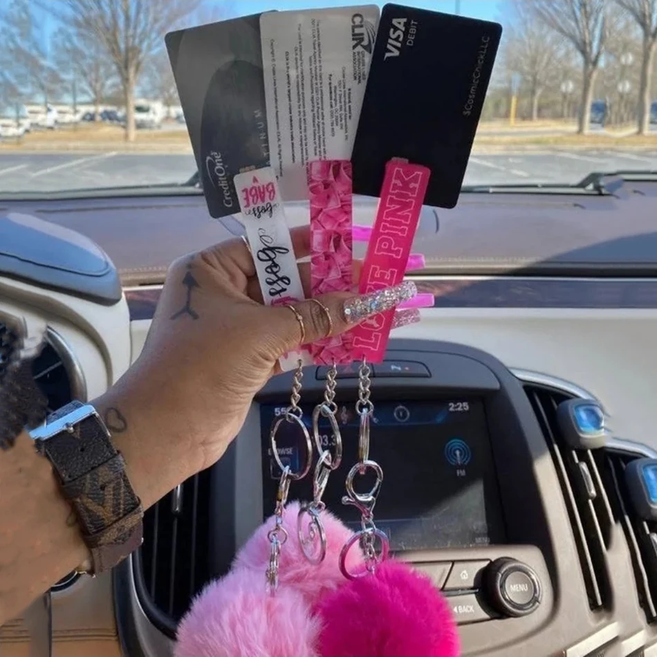 Card Grabber Clip ATM Butterfly Acrylic Material Card Puller Custom ...