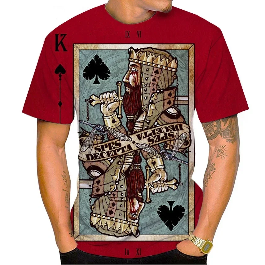 Summer-Fashion-Men-s-Leisure-Entertainment-Poker-Pattern-Short-Sleeve ...