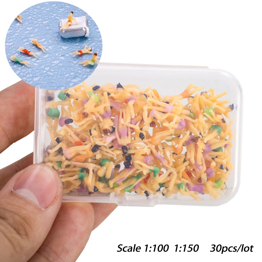 Scale 1:100 1:150 Miniature Swim People Model Material Figures For ...