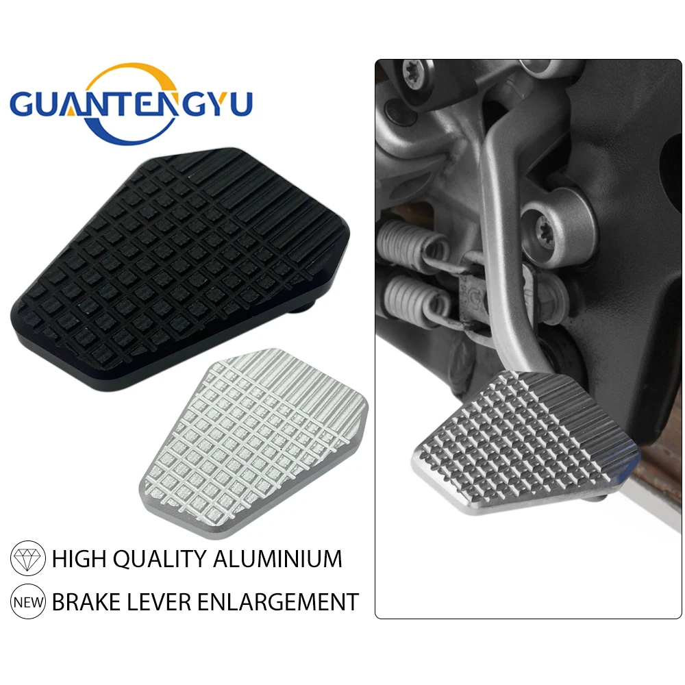 Motorcycle-Rear-Brake-Lever-Enlargement-Foot-Pad-Footrest-Extension ...