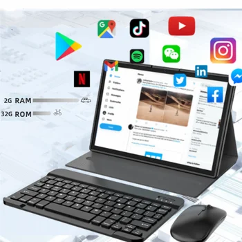 Windows 10 Tablet PC com Quad Core, 10,1 em, 2GB de RAM DDR + 32GB ROM ...