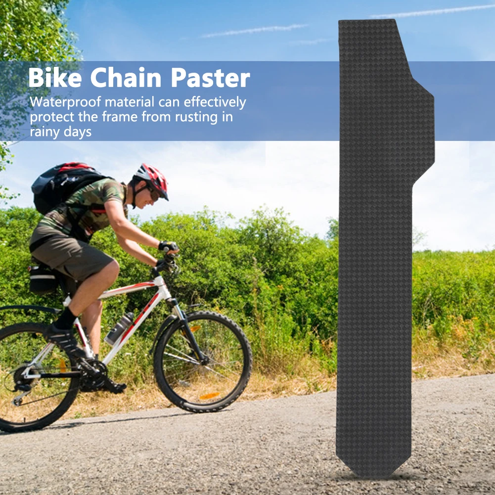 Bike Chain Sticker Self Adhesive Bicycle Frame Protector Chain Guard ...