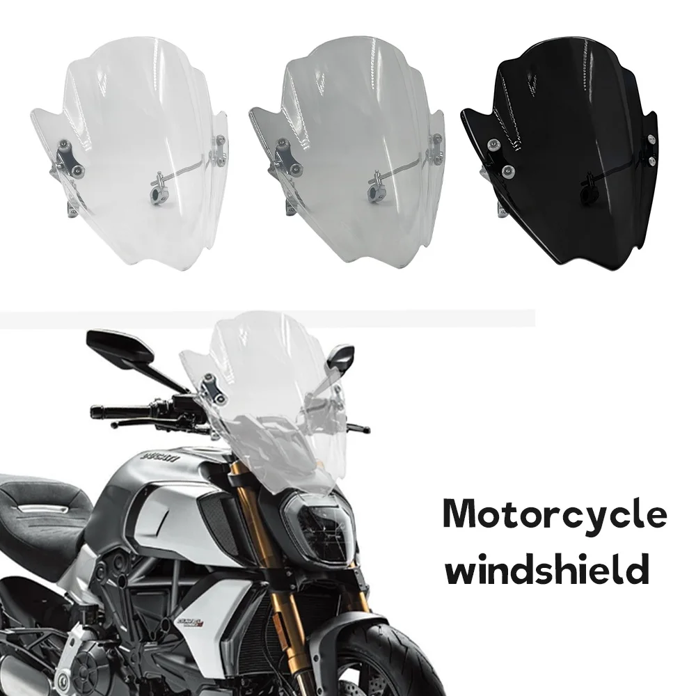 For Ducati DIAVEL Diavel/V4 2019-2021 New Universal Windshield Cover ...