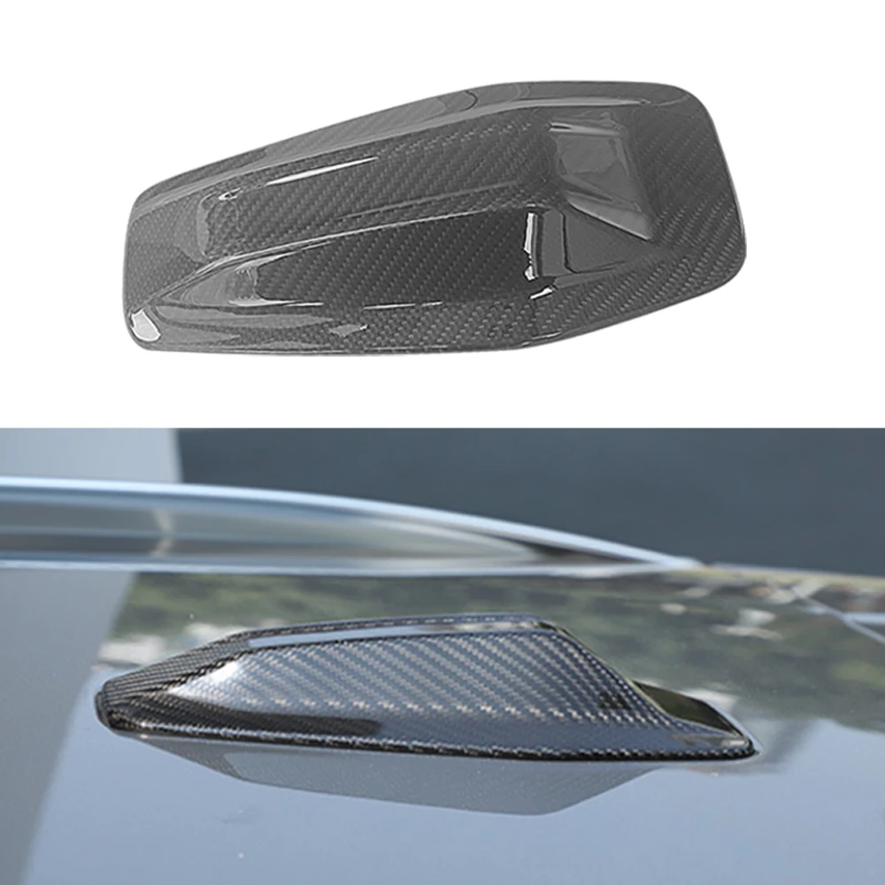 Dry-Carbon-Car-Exterior-Roof-Antennae-Trim-Shark-Antenna-Aerial-Cover ...