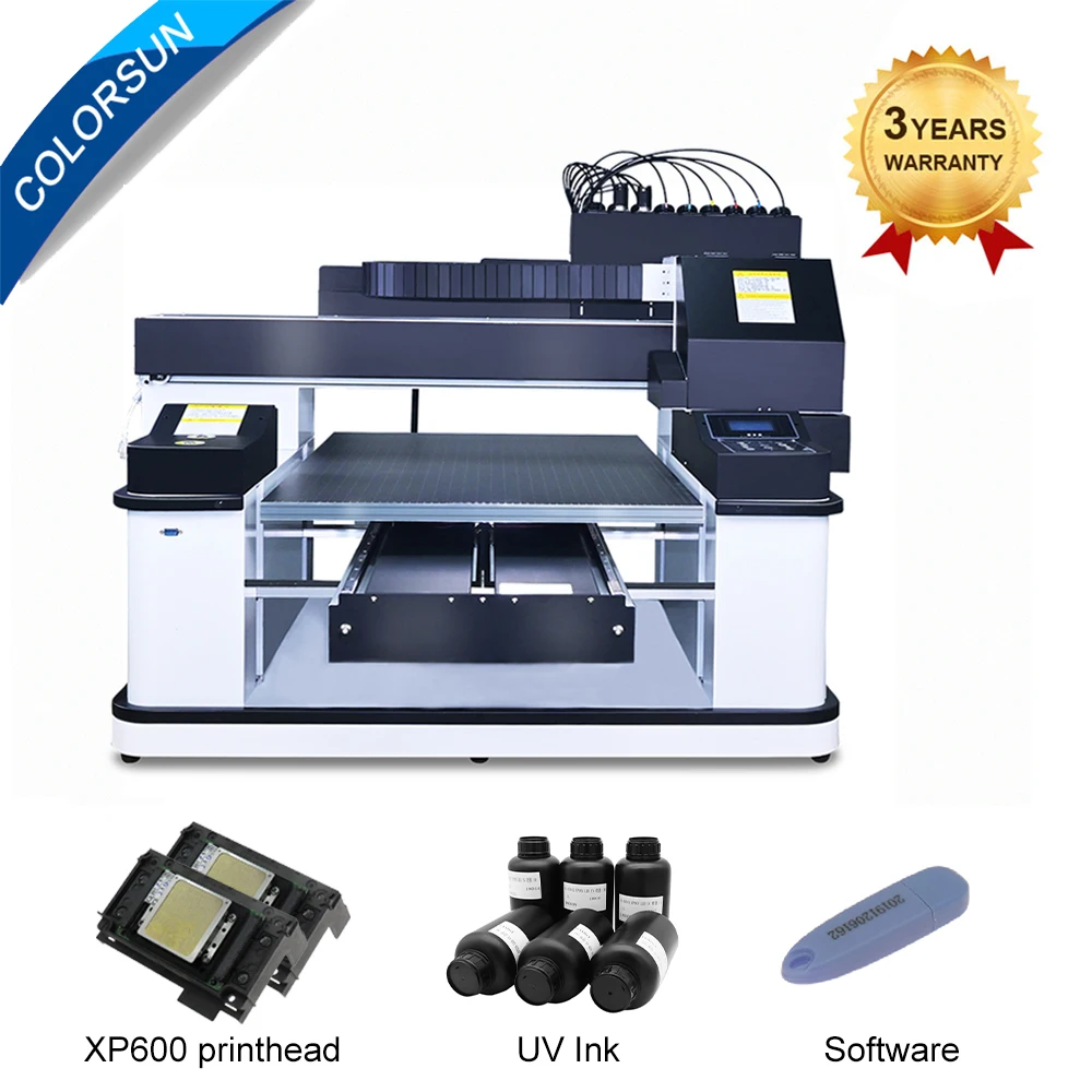 Colorsun A1 UV Printer Multifunction UV Flatbed Printer Vacuuming ...