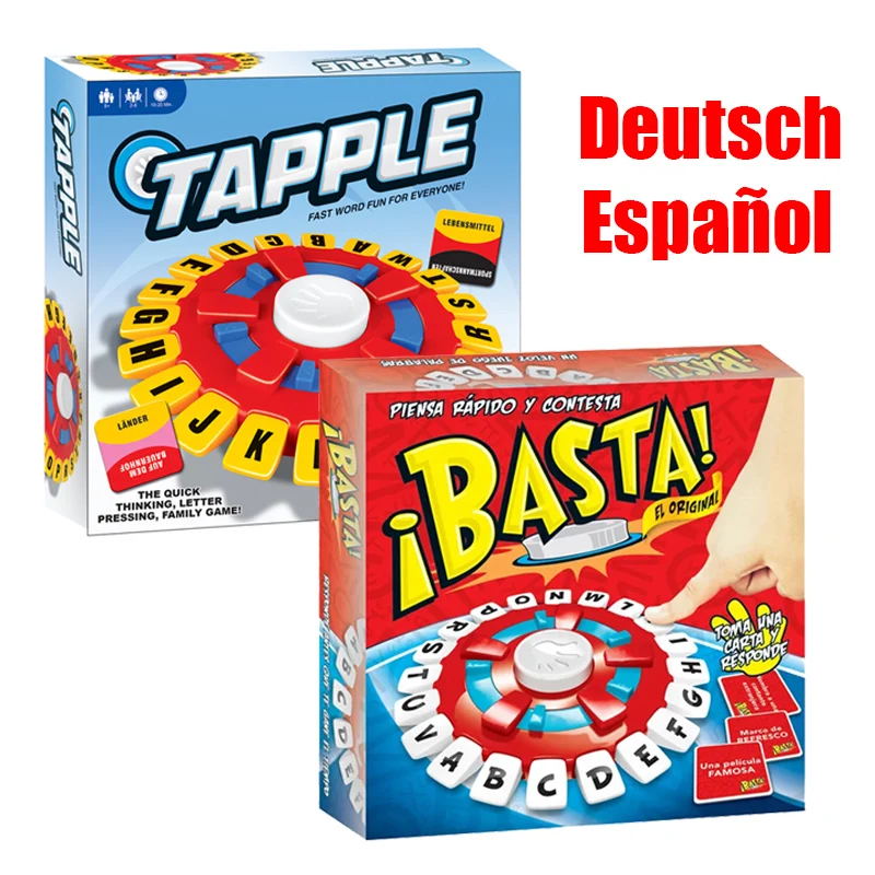 New-Basta-Spanish-Tapple-Word-Game-English-Tapple-Games-Version-Quick ...