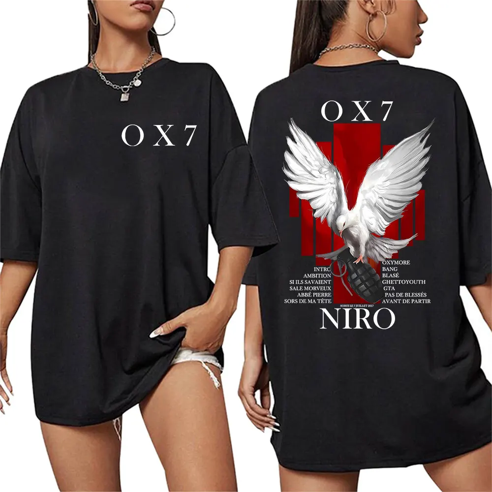 Rappeur Niro OX7 Album 2025 Merch graphique t-shirts hommes femmes ...