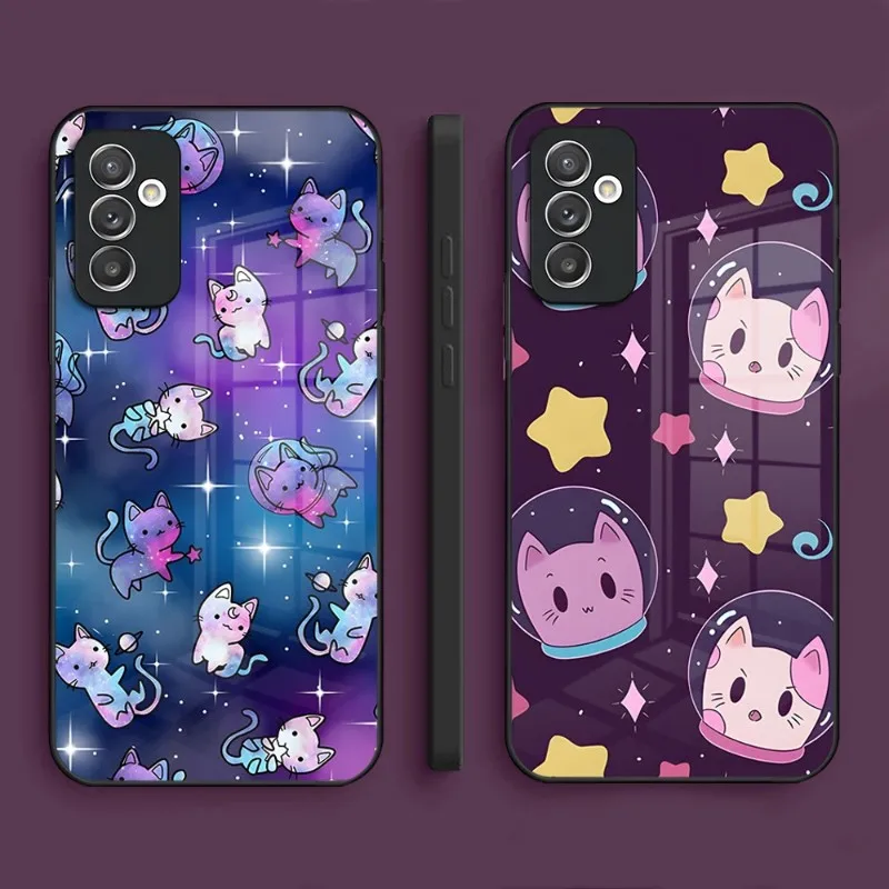 Funda de teléfono Space Cat para Xiaomi 11 X 10i 10s 10t 12 Ultra Redmi ...