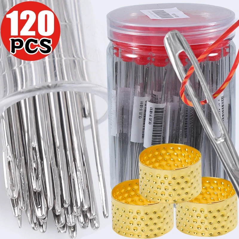 40/120pcs Blind Sewing Needle Elderly Stainless Steel Quick Automatic ...
