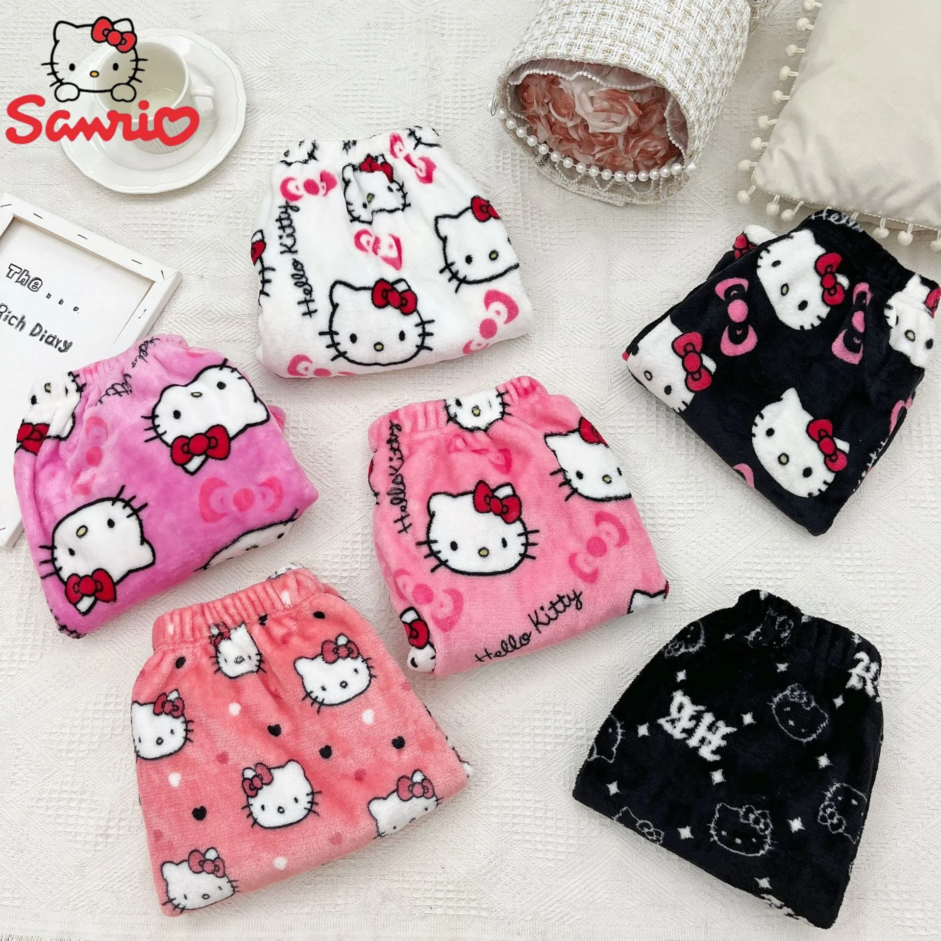New-Sanrio-Hello-Kitty-Kuromi-Summer-Shorts-Cartoon-Casual-Women-s ...