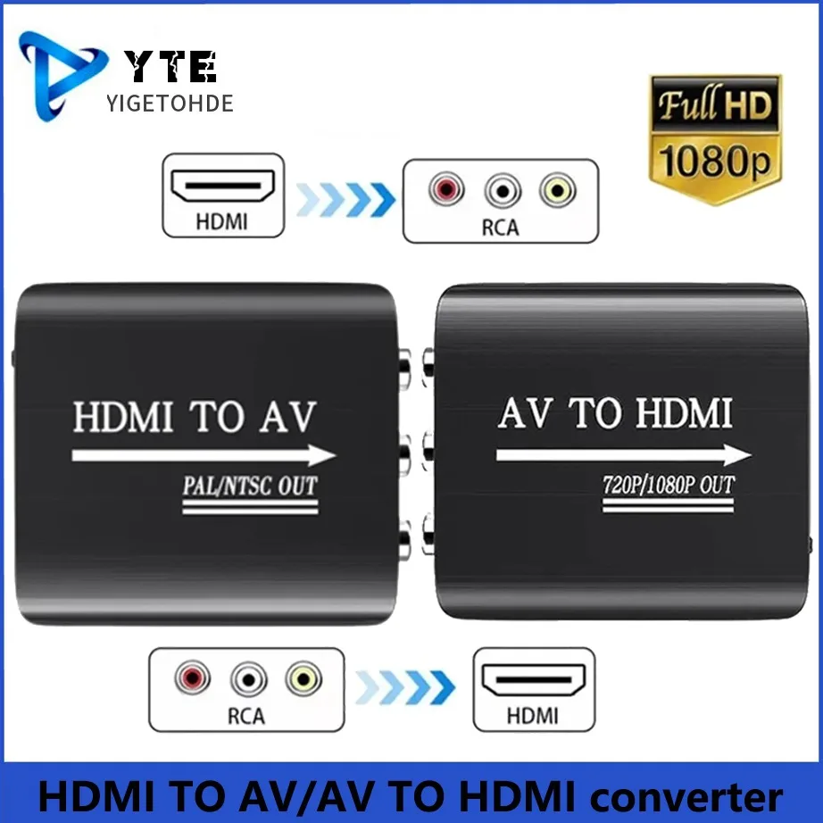 YIGETOHDE-HDMI-to-AV-RCA-CVSB-L-R-Video-Adapter-Box-Support-NTSC-PAL ...