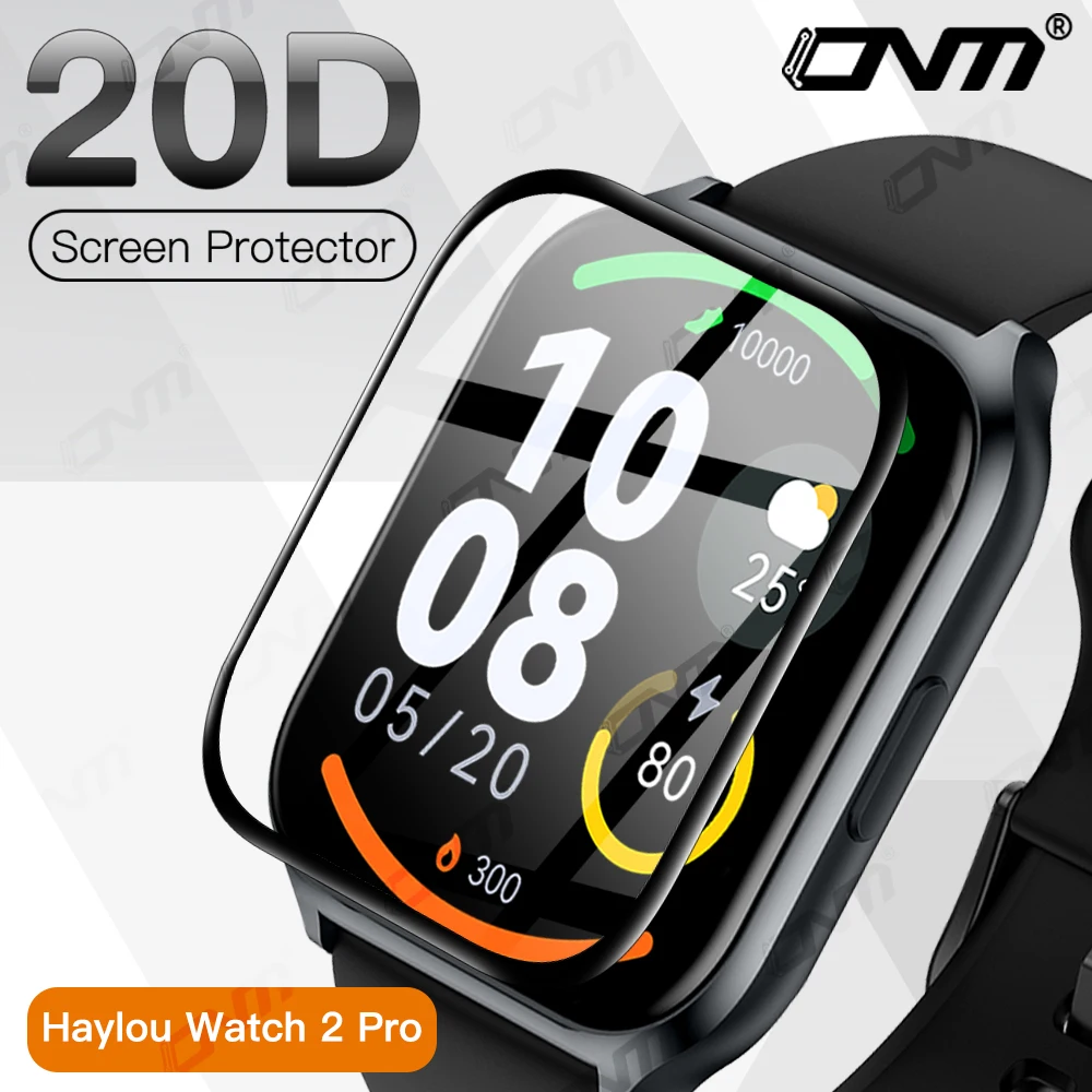 20D Screen Protector for Haylou Watch 2 Pro Flexible Soft Protective ...