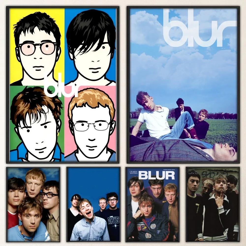 Blur-Popular-Rock-Singer-Poster-Prints-Poster-Wall-Painting-Bedroom ...