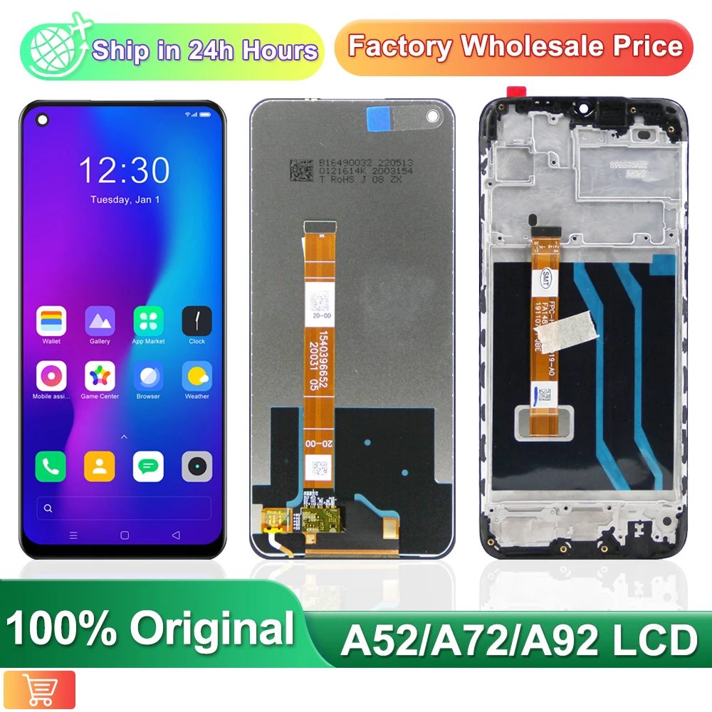 Original for Oppo A72 A92 LCD Display Replacement+Touch Screen ...