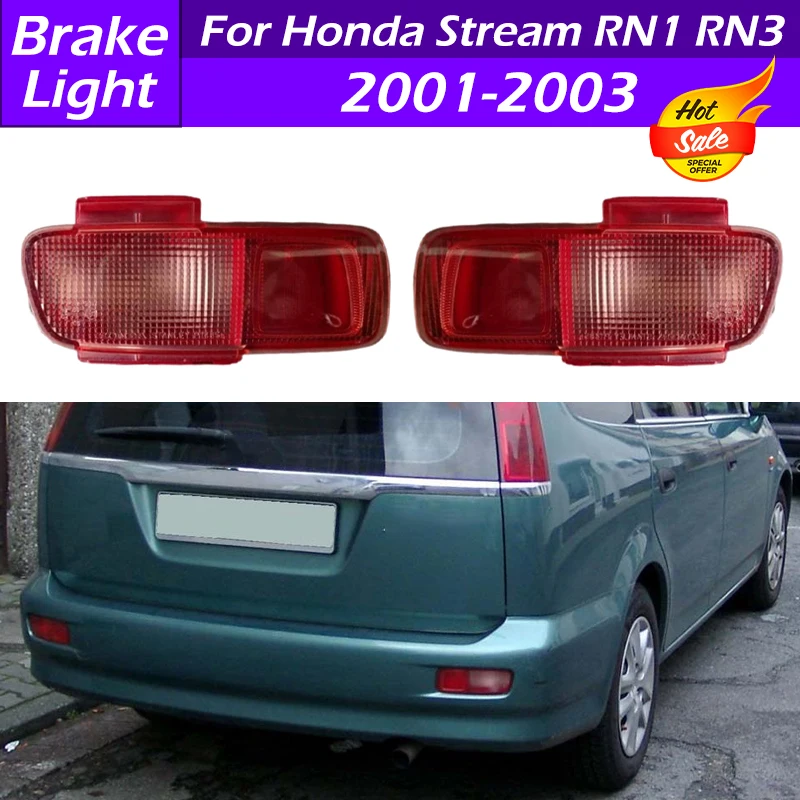 For-Honda-Stream-RN1-RN3-2001-2002-2003-Car-Rear-Bumper-Reflector-Light ...
