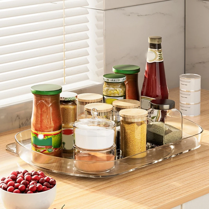 Bebidas-retangular-Rack-360-Rack-Rotatable-Turntable-transparente ...