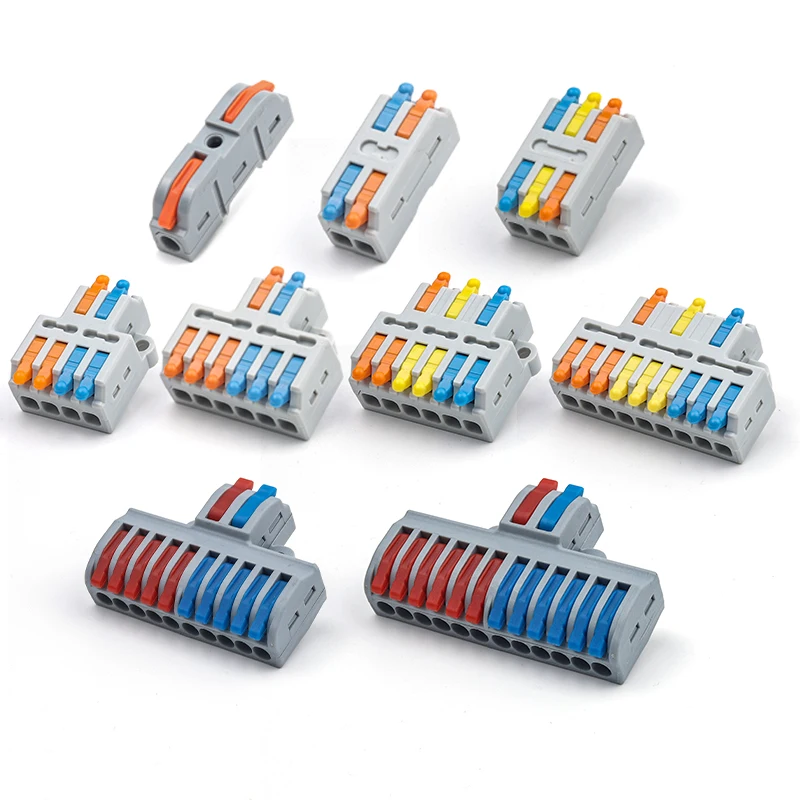 Conectores-de-Cable-de-cableado-r-pido-conductores-el-ctricos-compactos ...