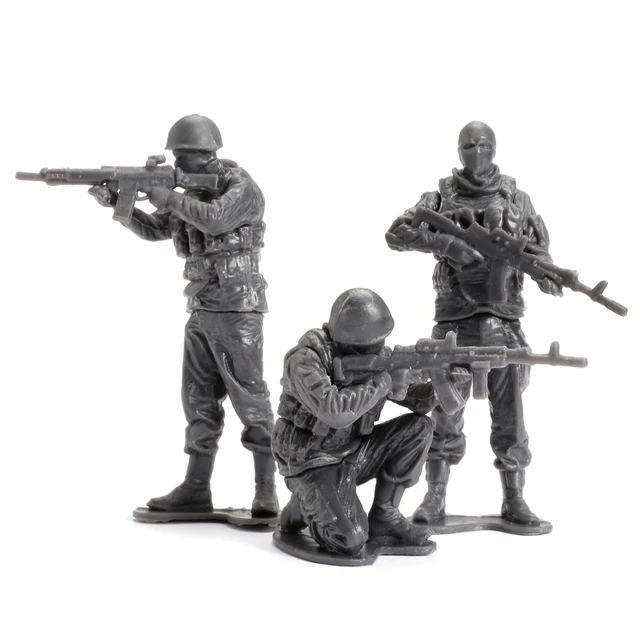 ViiKONDO Action Figures 1/18 Army Men 9CM WWII US/German Toy Soldier ...