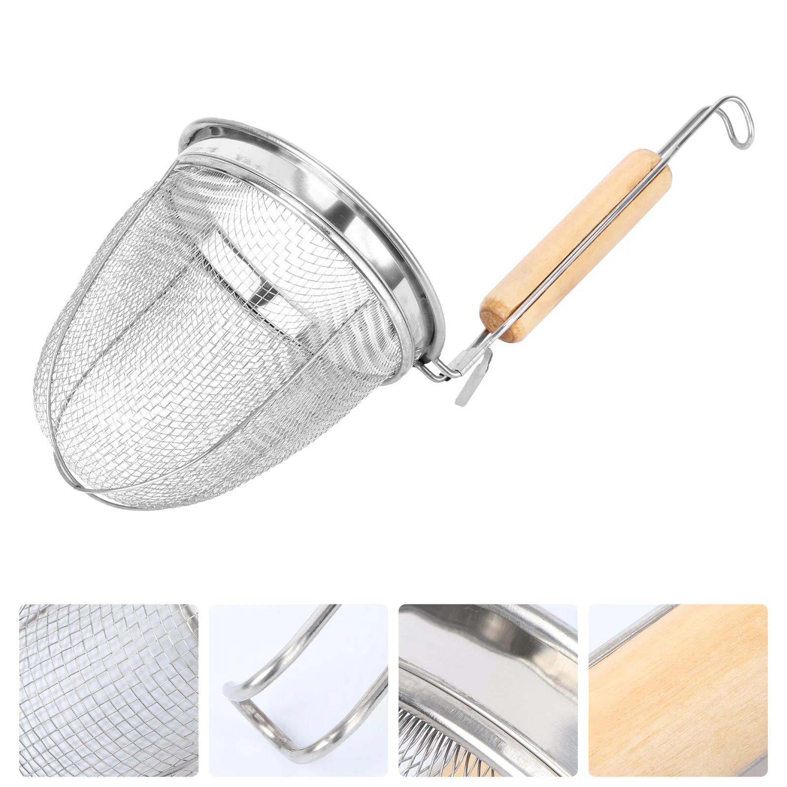 304-Stainless-Steel-Colander-Spaghetti-Strainers-Fine-Soup-Kitchen-Food ...