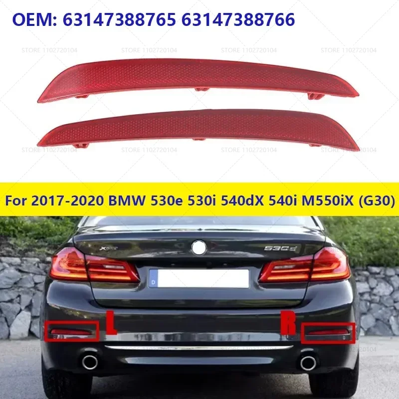 For 2017-2020 BMW 530e 530eX 530i 530iX 540dX 540i 540iX M550iX (G30 ...