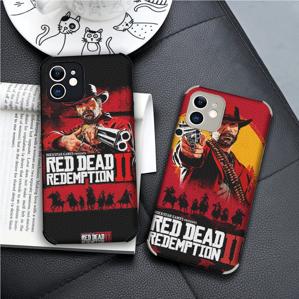Adventure-game-Rdr2-Lambskin-case-for-iphone-13-12-11-Pro-MAX-MiNi-7-8 ...