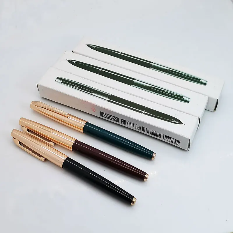New-Old-Vintage-Rare-HERO-331-Fountain-Pen-FINE-NIB-Classic-Type ...