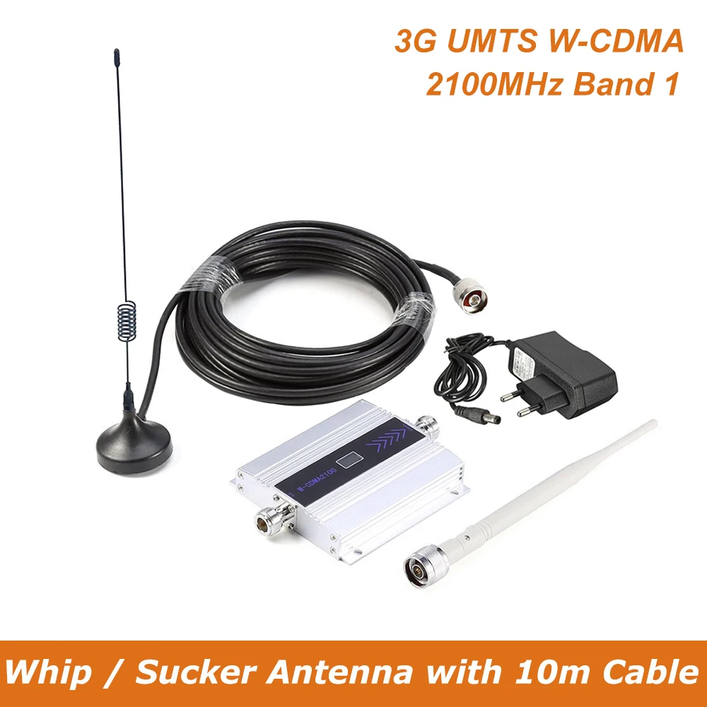 TianLuan 3G W-CDMA 2100MHz Mobile Phone Signal Booster 3G 2100 MHz UMTS ...