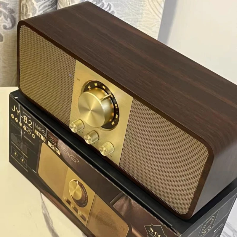 Portable-Retro-FM-Radio-Wooden-Radios-Receiver-Wireless-Hi-fi-Stereo ...