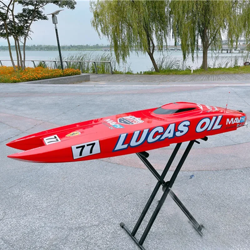 RC Lucas Catamaran Model High-speed Speedboat 185 Large Hull 230km/h ...