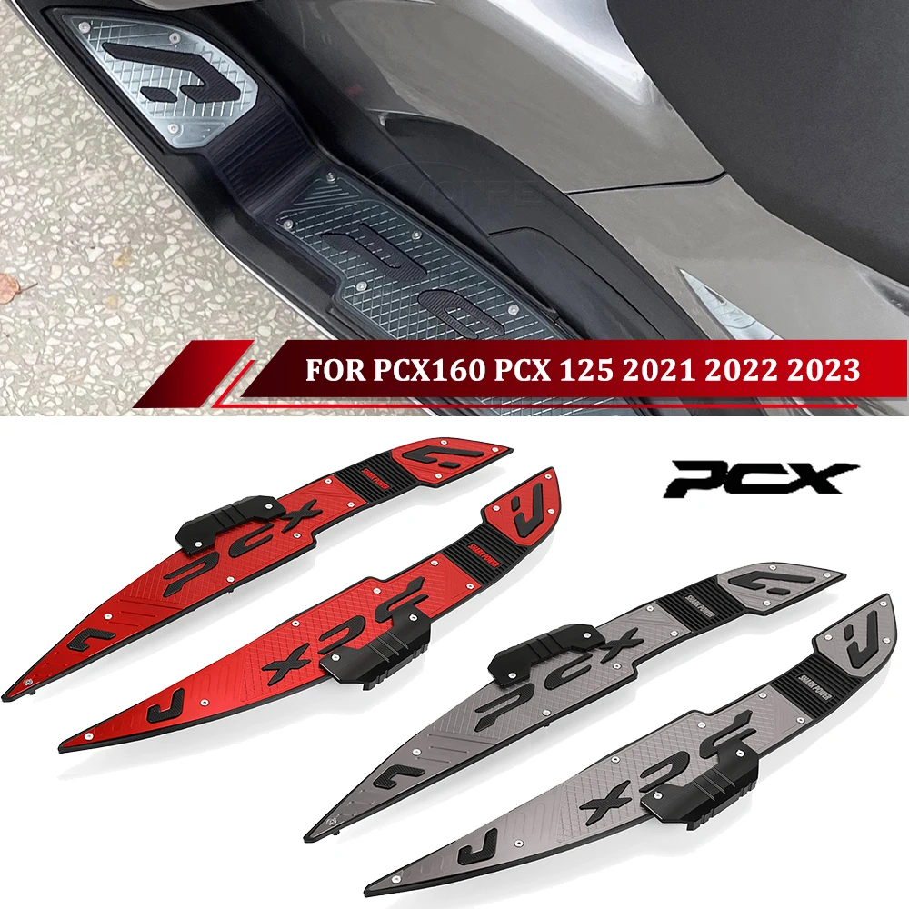 For-Honda-PCX160-PCX-125-2021-2022-2023-Motorcycle-Anti-Slip-Footrest ...