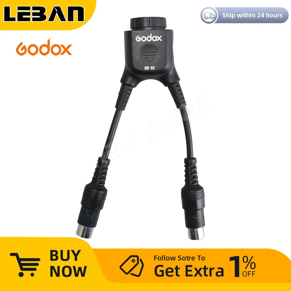Godox-DB-02-Two-in-One-Y-Pb820-Pb960-Battery-Pack-Cable-Improving ...