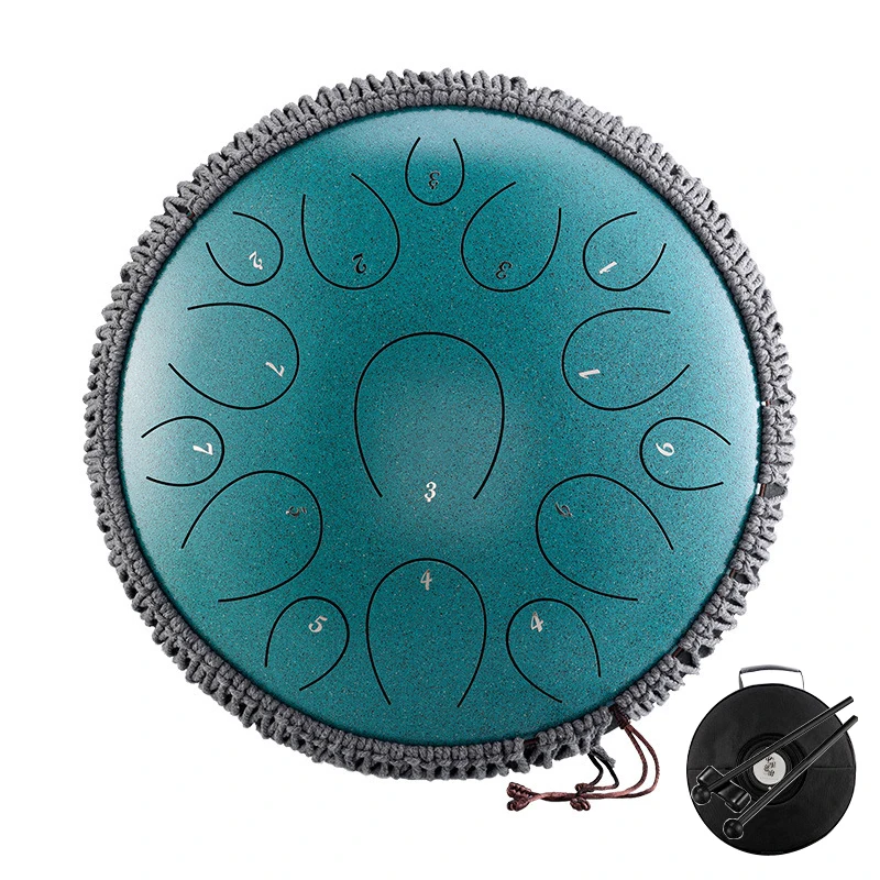 Hluru-Professional-Glucophone-Steel-Tongue-Drum-14-Inch-15-Notes-Tone ...