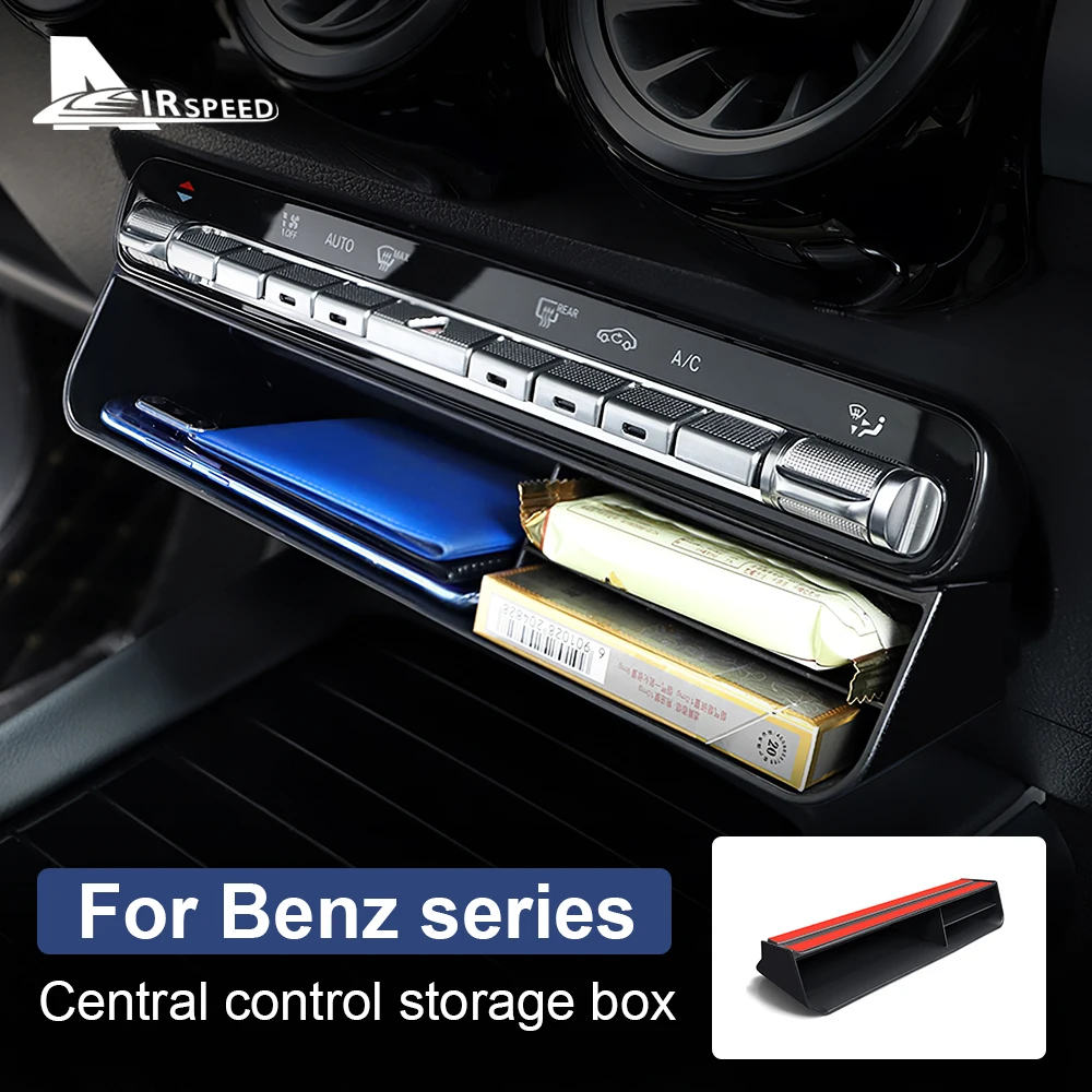Car-Central-Control-Storage-Box-Trim-For-Mercedes-Benz-A-B-CLA-GLB-GLA ...